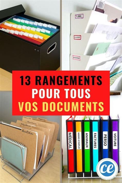 13 Super Idées Pour Ranger Vos Papiers Importants Et Les Retrouver Facilement Rangement