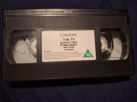 Tots Tv Super Tiny Vhs Cassette Only Citv Cbeebies 1990s £7 99 Picclick Uk