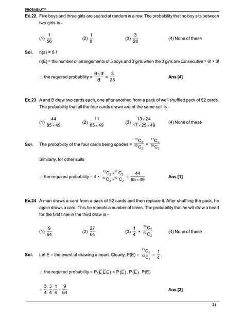 Probability Notes For Class 11 Solved Examples And Imp Concepts For Jee