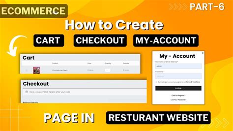 How To Create A Cart And Checkout Page In Restaurant Ecommerce Website Part 6 2024 Youtube