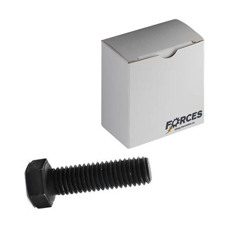 Hex Head Bolt M12 125 X 30mm Full Thread Plain Steel Class 109