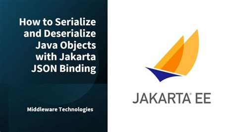 How To Serialize And Deserialize Java Objects With Jakarta Json Binding