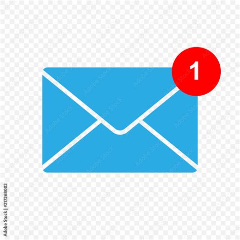 Icon Message Premium Vector Notification Bell Icon With New Message