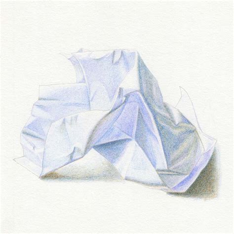 Crumpled Paper Drawing Pencil Pencil Drawings Paper Drawing Drawings