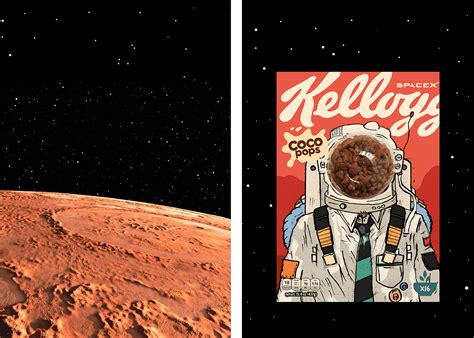 Tosin Sams Concept Reimagines Kelloggs Coco Pops With A Futuristic Spacex Inspired Design