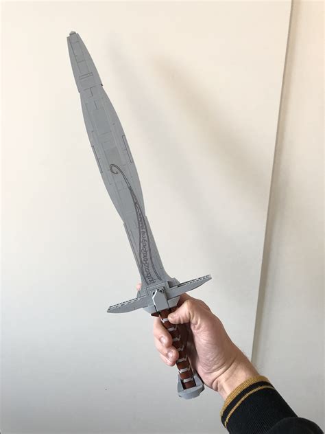 Made A Lego Sting From Lotr With Custom Sticker Lego