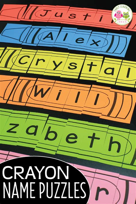 Printable Name Puzzles