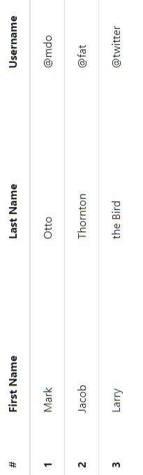 Display The Table Vertically In HTML CSS Stack Overflow