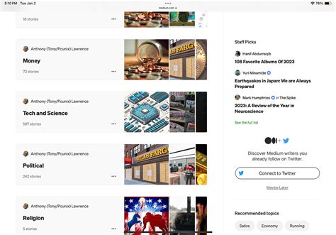 Medium Added A Whiz Bang New Feature To Lists By Anthony Tony Pcunix