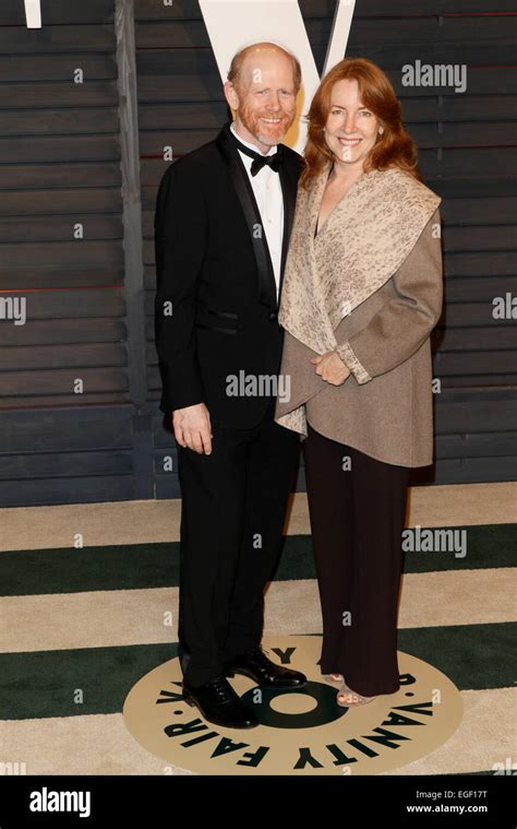 Director Ron Howard And His Wife Cheryl Howard Attend The Vanity Fair