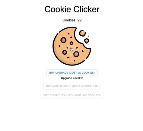 How To Build A Cookie Clicker With React And Mui By Aishasalimg Medium