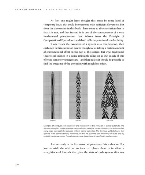 Computational Irreducibility A New Kind Of Science Online By Stephen