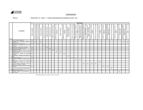 Anexo N 5 Matriz De Protocolos Pdf Hormigón Ingeniero Civil