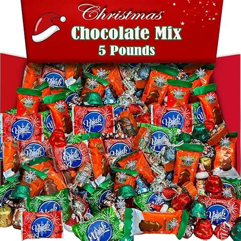 Bulk Christmas Chocolate Mix 5 Lb Individually Wrapped