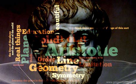 Aristotle Math Quotes Word Cloud