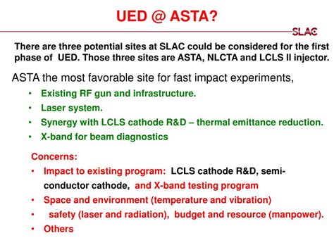 Ppt Slac Ued Uem Initiative And Ued Asta Powerpoint Presentation Free Download Id 2398128