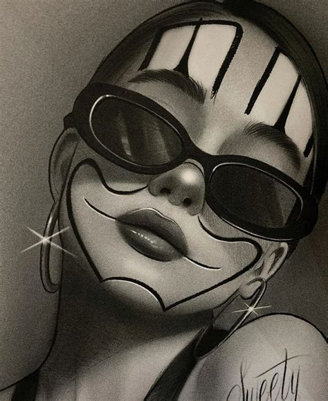 Art By Moralezxv3st Supportart Payasa Clowngirl Chicano