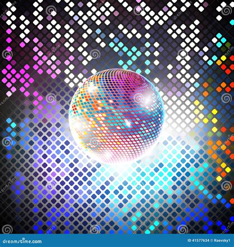 Disco Party Vector Background Stock Illustration Illustration Of Concert Lights 41577634