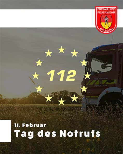 Feuerwehr 11 Februar Tag Des Notrufs 🚨 Ob Unfall Feuer Oder