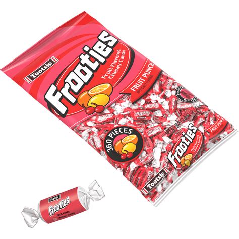 Frooties Fruit Punch Chewy Candy 38 8 Oz 360 Ct Bag Tootsie Roll