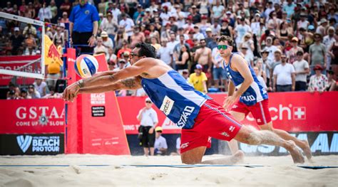 Beach Volley Youssef Krou Et Arnaud Gauthier Rat Qualifiés