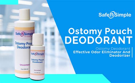 Safe N Simple Ostomy Pouch Deodorant Classic Blue Safe Deodorant