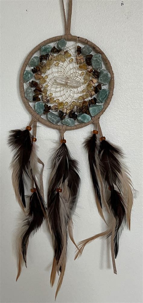 4 Tan Vision Seeker Dream Catcher Ghost Bear Trading Post