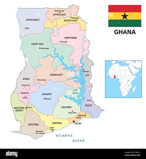 Outline Map Ghana Cut Out Stock Images And Pictures Alamy