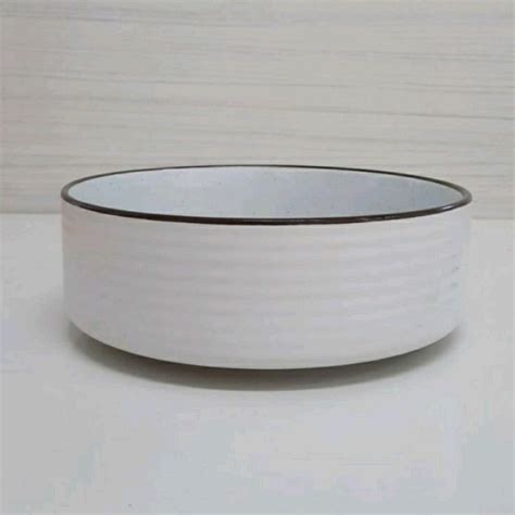 Jual Mangkok Saji Besar Keramik Ulir 7 Inch Mt Pyramid Shopee Indonesia