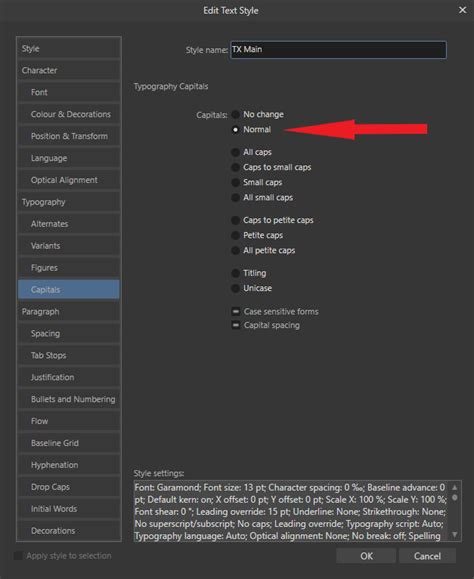 Capitals Default Vs Normal V2 Bugs Found On Macos Affinity Forum