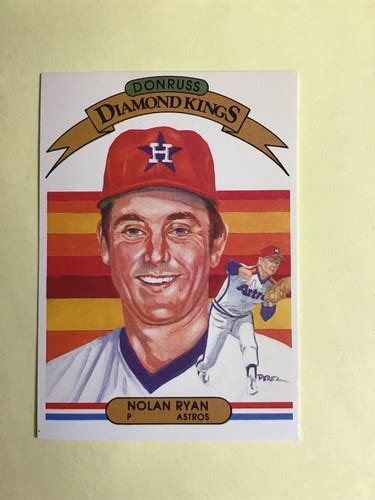 1982 Donruss Diamond Kings Nolan Ryan 13 For Sale Online Ebay