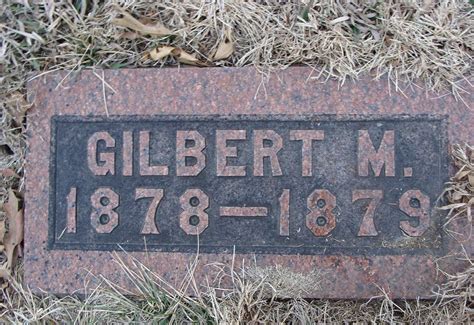 Gilbert M Myers 1878 1879 Homenaje De Find A Grave