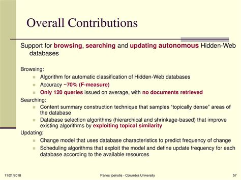 Classifying And Searching Hidden Web Text Databases Ppt Download