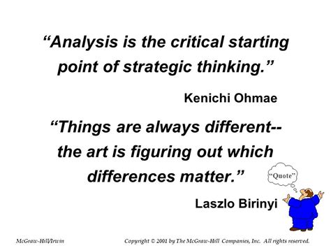 Strategic Analysis Quotes