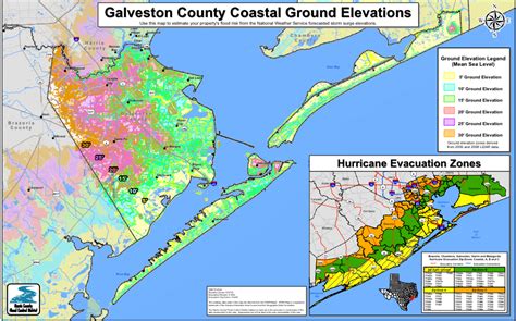 Galveston County Flood Map