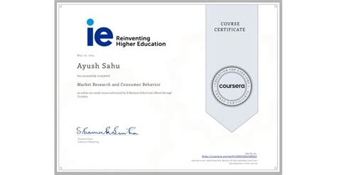 Ayush Kumar On Linkedin Completion Certificate For Market Research And