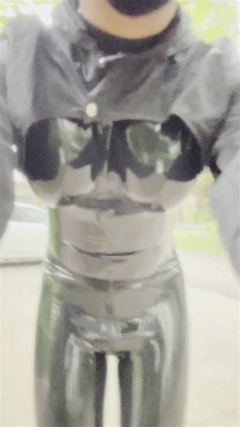 Qingningjiang Jerking Off In Public In A Latex Suit Porno Videos Hub