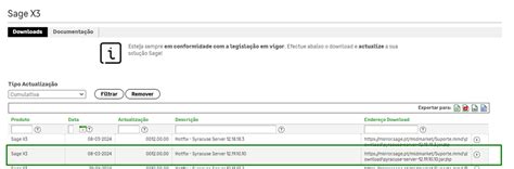 Sage X3 Syracuse Server Security Hotfixes Sage X3 Version 12 Patch