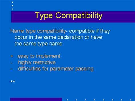 Type Checking And Scope Type Checking Type Checking