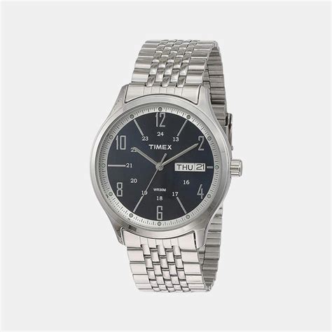 Timex Men Quartz Blue Dial Analog Stainless Steel Watch Tw0tg6501