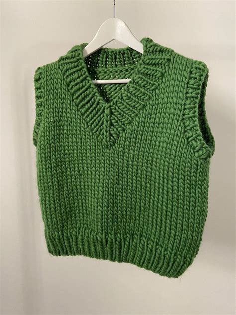 Knitting Pattern The V Neck Vest By Lovebird Knitwear Etsy Artofit
