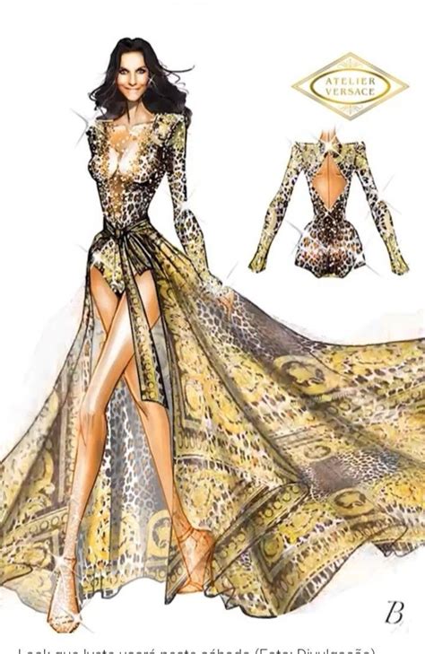 Pin De Artarch Ari Em Fashion Illustration Atelier Versace