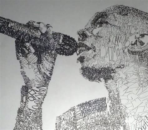 12 Best Micrography Art With Text Images On Pinterest Word Art Art