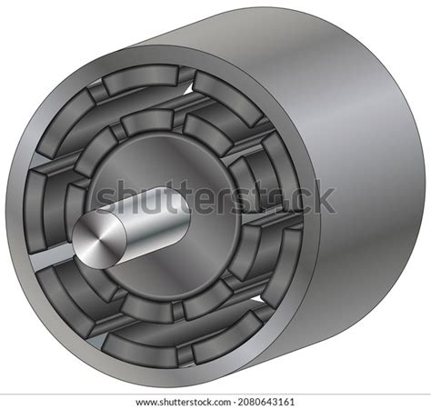 Magnetic Coupling Custom Magnetic Assemblies Stock Vector Royalty Free