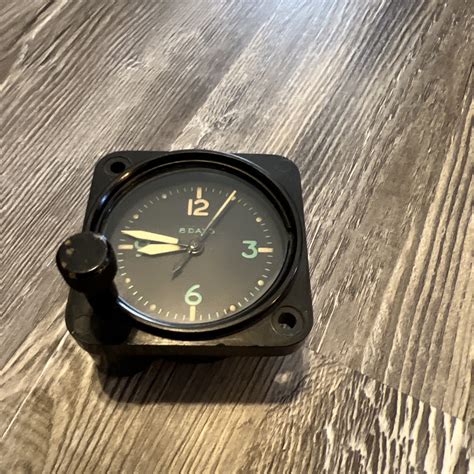 Ww2 Waltham 8 Days Aircraft Cockpit Clockhigh Dial For Sale Virtual