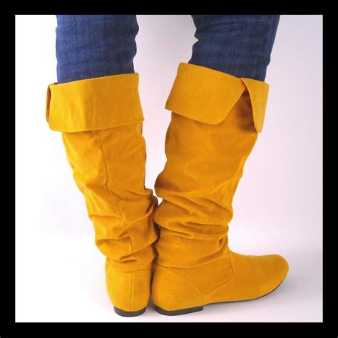 Womens Boots Yellow At Douglas Reddin Blog