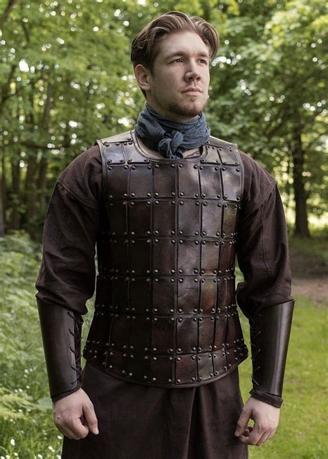 Medieval Brigandine Leather Torso Armour Medium Or Large
