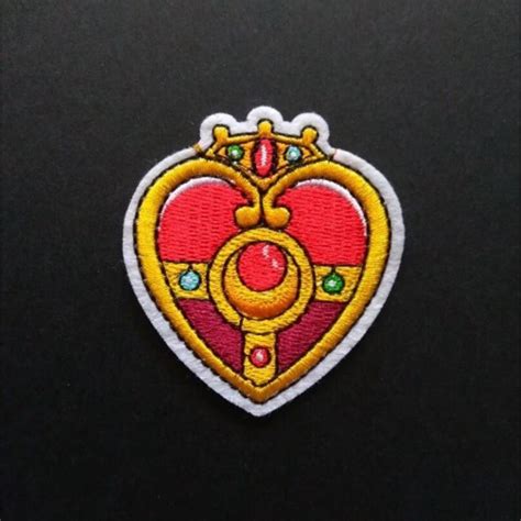 Sailor Moon Crest Logo Iron On Patch Hobbies And Toys Stationery