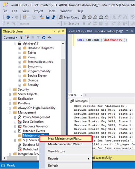 How To Use Dbcc Checkdb To Check The Integrity Check In Sql Db