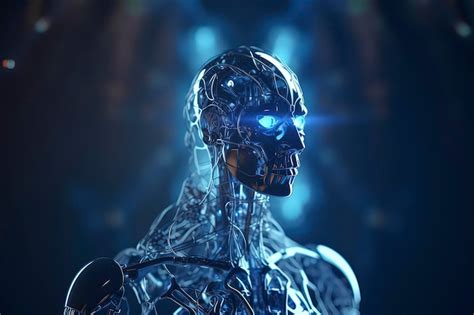 Premium Ai Image Robots Composed Of Neural Networksai Technology Generated Image